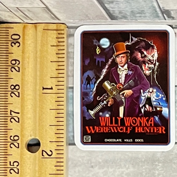 Office | 110 Willy Wonka Waterproof Vinyl Sticker Decal | Poshmark